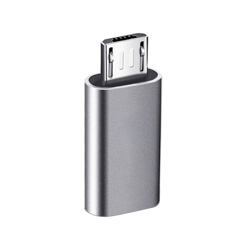 Black/Silver Adapter for Type C Female to Micro Male | eBay