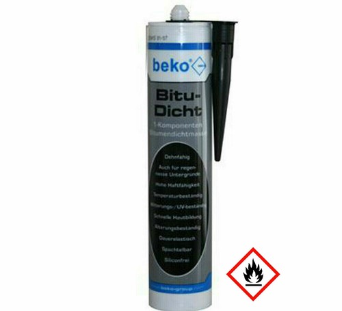 Beko Bitudicht 310 ml Kartusche Bitumen Dichtmasse Dichtstoff ...