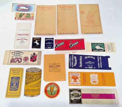 Vintage Lot of (16) Smoking, Chewing & Box Tobacco Labels c-1940s ...