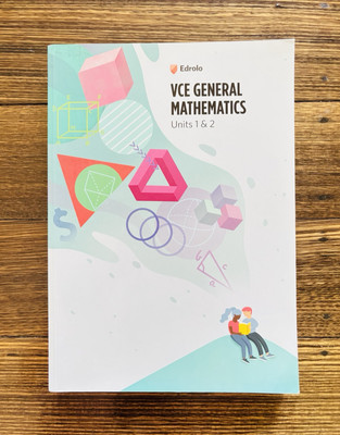 Edrolo VCE General Mathematics Maths Units 1&2 Textbook | eBay Australia