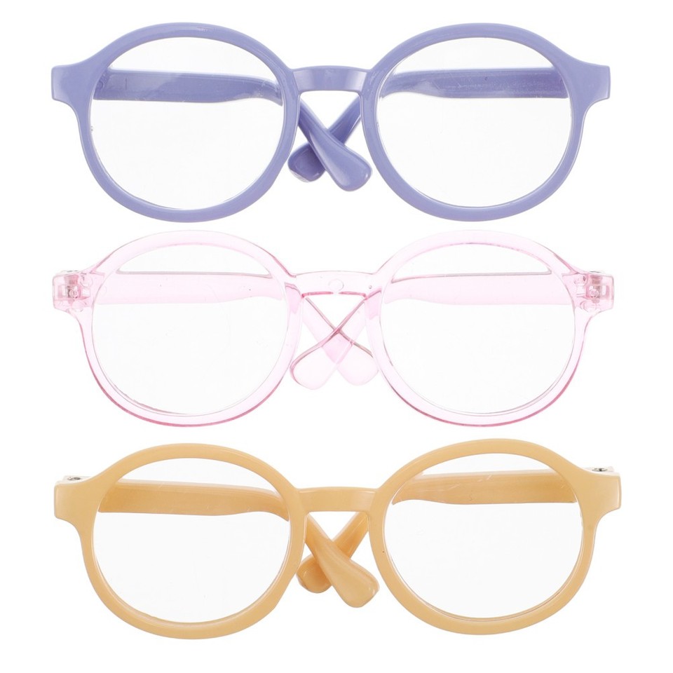 3 Pcs Small Eyeglass Kids Pretend Glasses Decor Eyeglasses Props | eBay ...
