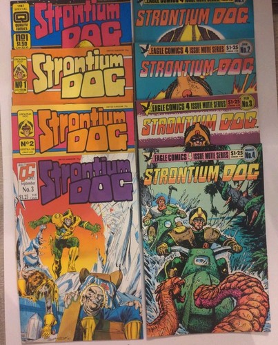 8 Strontium Dog Comic Books #1 #2 #3 #4 Eagle Comics | eBay