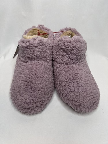 Dearfoams Women’s Chelsea Furry Sherpa Bootie Slippers sz. XL 11-12 ...