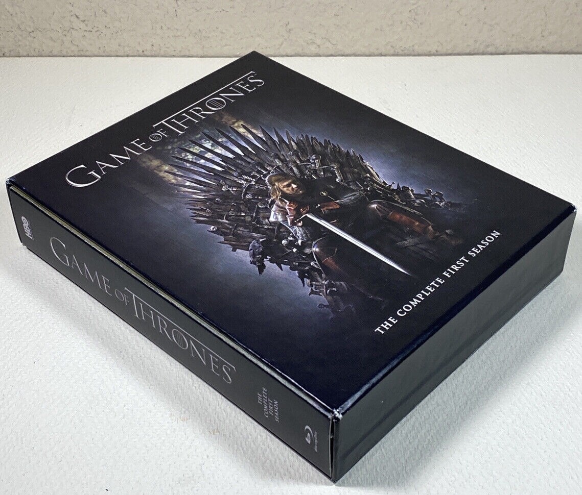 Game of Thrones Blu-ray The Complete First Season, 5 Disc Box Set, HBO ...