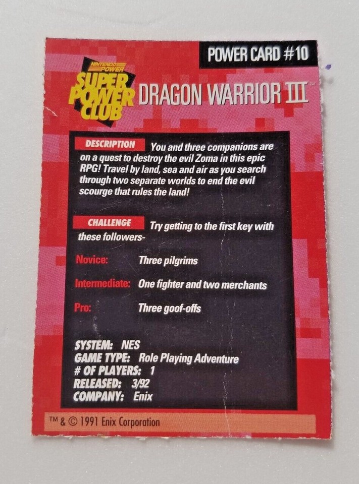 Nintendo Power - Super Power Club Cards - You Pick *UPDATED Feb 2026 ...