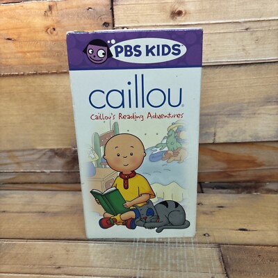 Caillou Caillou's Reading Adventures VHS Tape Used PBS Kids | eBay