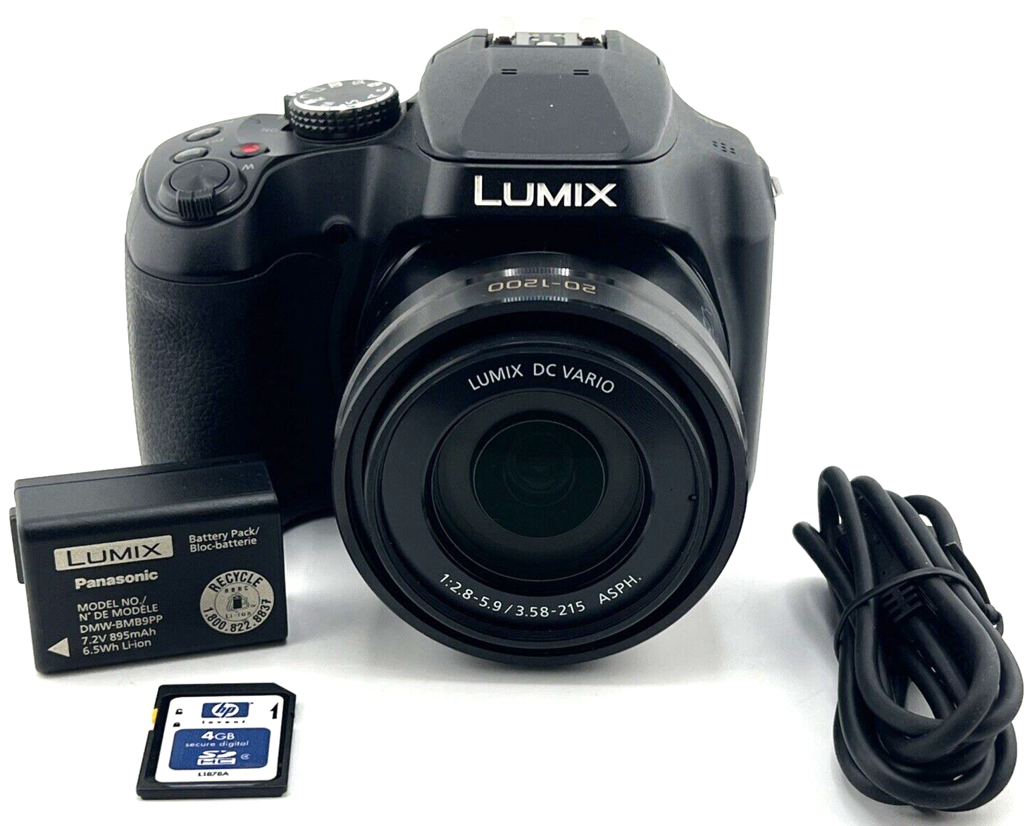 Panasonic Lumix DC FZ80 Digital Camera 18.1MP 60x Zoom WiFi Tested ...
