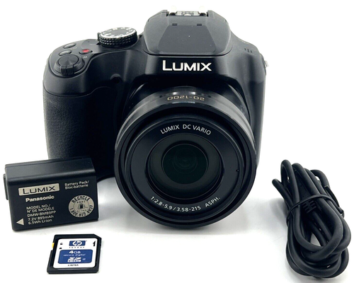 Panasonic Lumix DC FZ80 Digital Camera 18.1MP 60x Zoom WiFi Tested ...