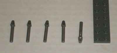 LEGO NEW Flat Silver Single Harpoon (5x) 6162578 Brick 18041 | eBay