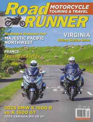 ROAD RUNNER-DECEMBER 2024-VIRGINIA RIDING SKYLINE DRIVE-NEW-FAST ...