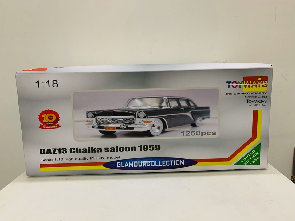 1:18 Scale High Quality Resin Limited Model Toyways GAZ13 Chaika Saloon ...