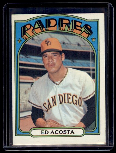 1972 Topps Ed Acosta San Diego Padres #123 2085 | eBay