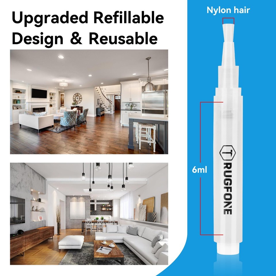 Touch Up Paint Pen 4 Pack Pens Fillable Paint Touch Up Brush Pen For ...