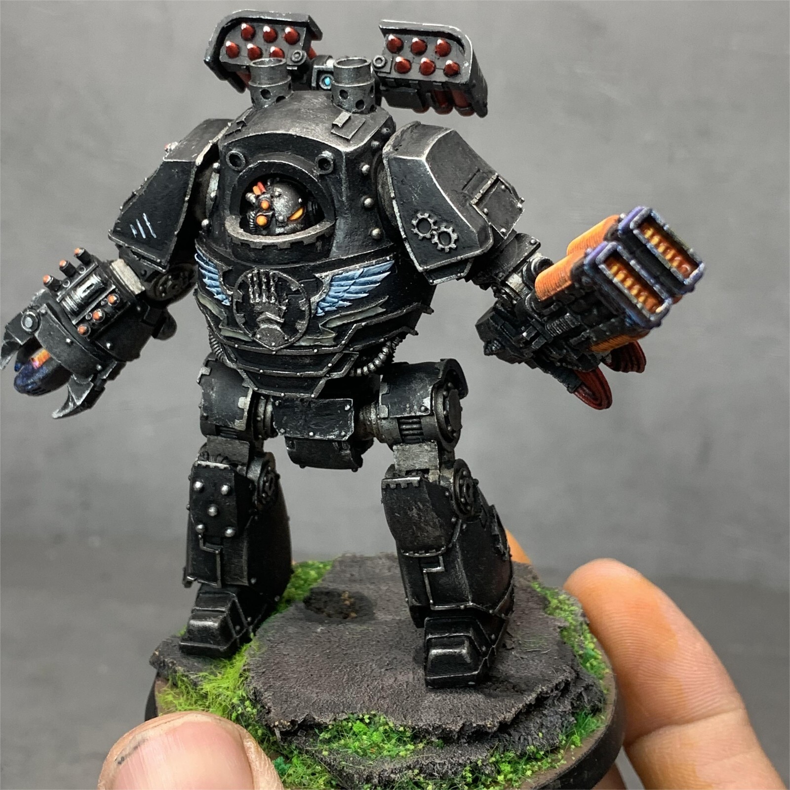 Warhammer 40K Iron Hands Contemptor Dreadnought Upgrade Set Iron Hands ...