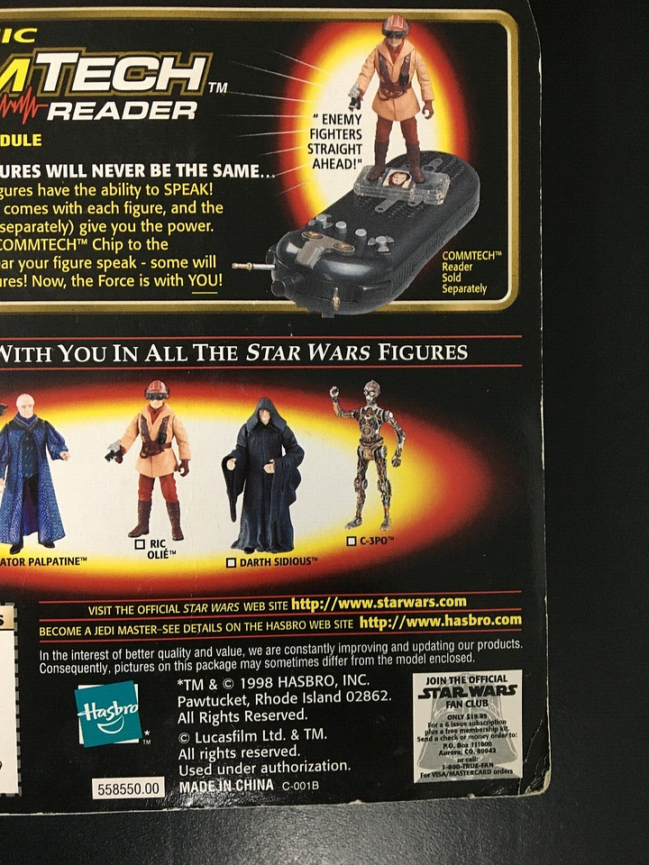 Star Wars: The Phantom Menace Episode I C-3PO Action Figure w Commtech ...