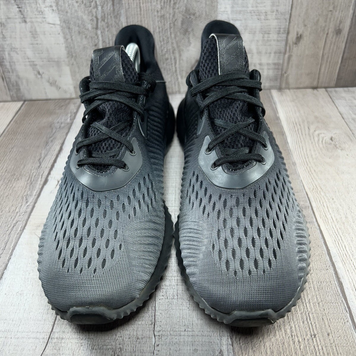 Adidas Alphabounce EM Men's Running Shoes Black Grey Four Adidas Alphabounce EM Men's Running Shoes Black Grey Four