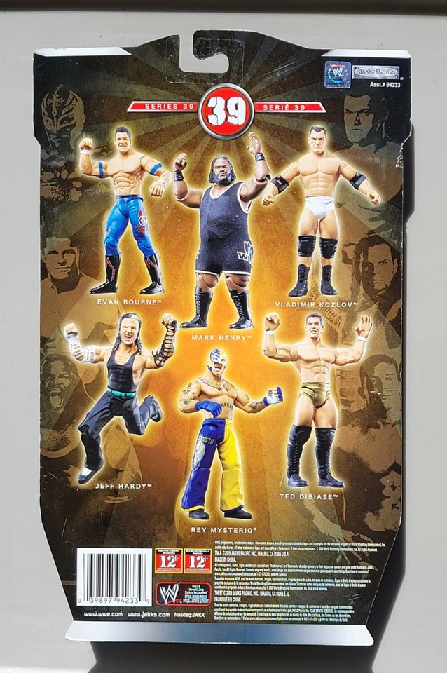 wwe wwf ljn ruthless aggression 39 classic superstars 1 of 500 evan ...