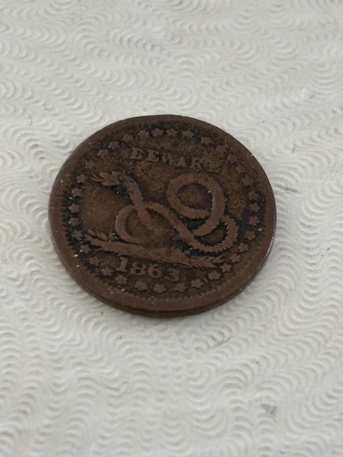 1863 Beware The Union Must And Shall Be Preserved Civil War Token | eBay