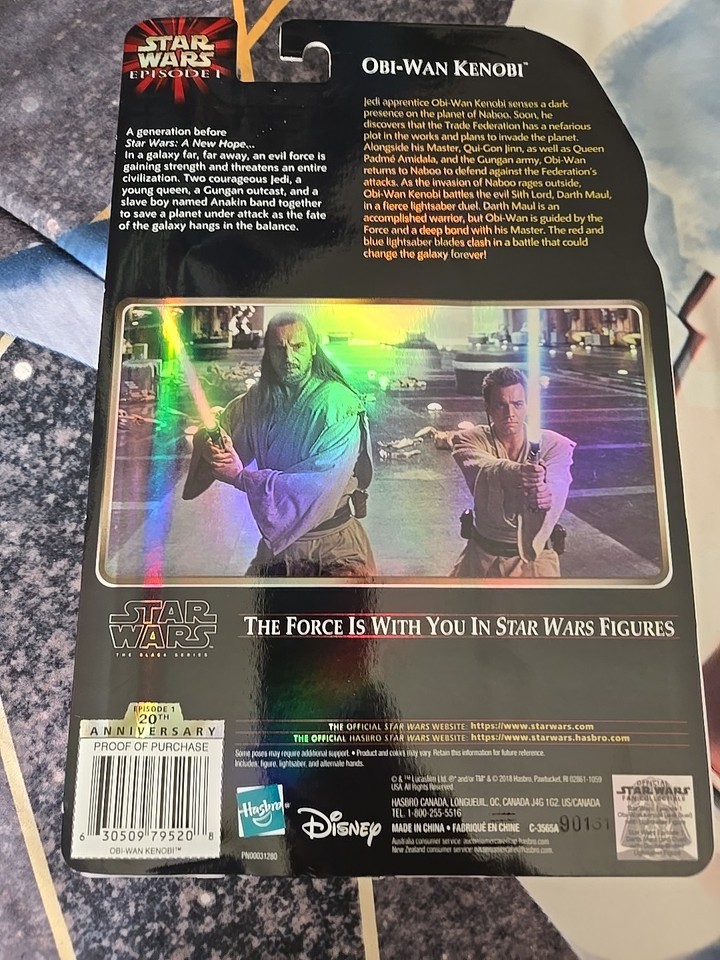 Star Wars Celebration Exclusive Obi-Wan Kenobi Black Series 6" 20th ...