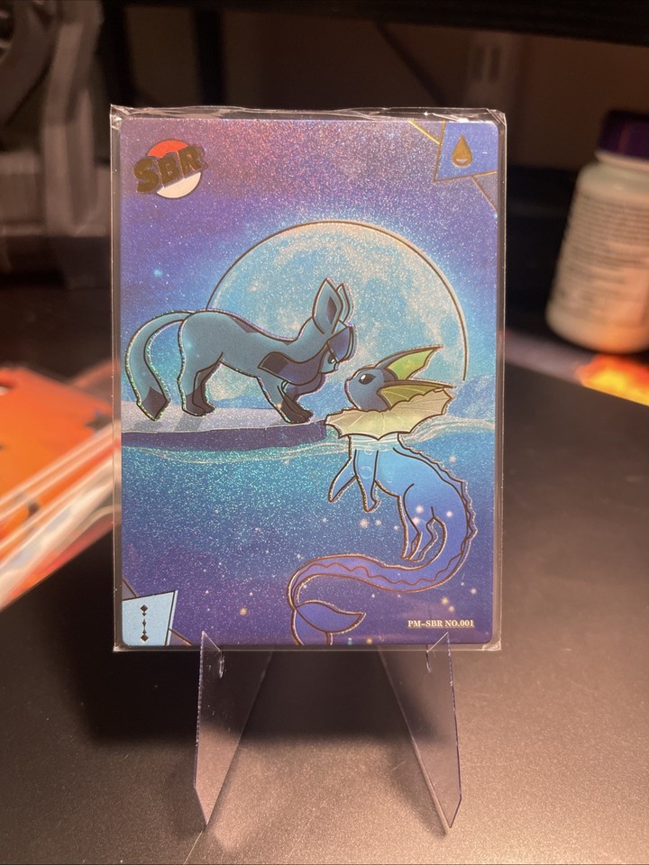 NON TCG Chinese Pokémon Elf Eif Origin Collection 3.0 SBR Glaceon And ...