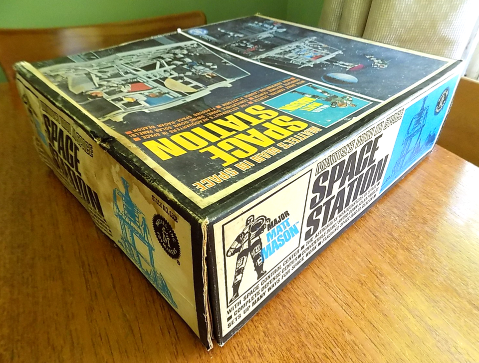 1966 Mattel Major Matt Mason SPACE STATION w/ MATTEL BOX - COMPLETE ...