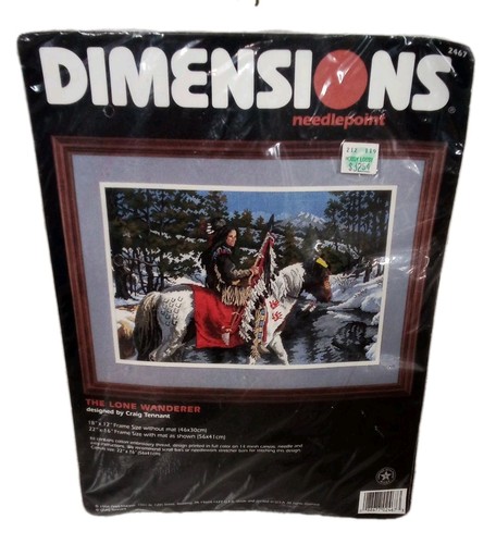 Dimensions Needlepoint The Lone Wanderer 2467 Rare Sealed Package | eBay