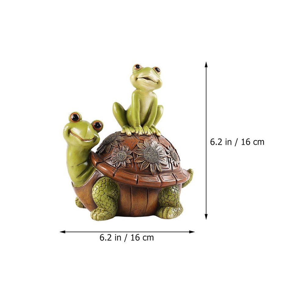 Frog Turtle Garden Ornaments Fairy Frogs and Turtles Tortoise Lawn ...