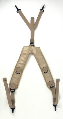 New USGI US Army Military LC-2 LBE Shoulder Straps Suspenders Desert ...