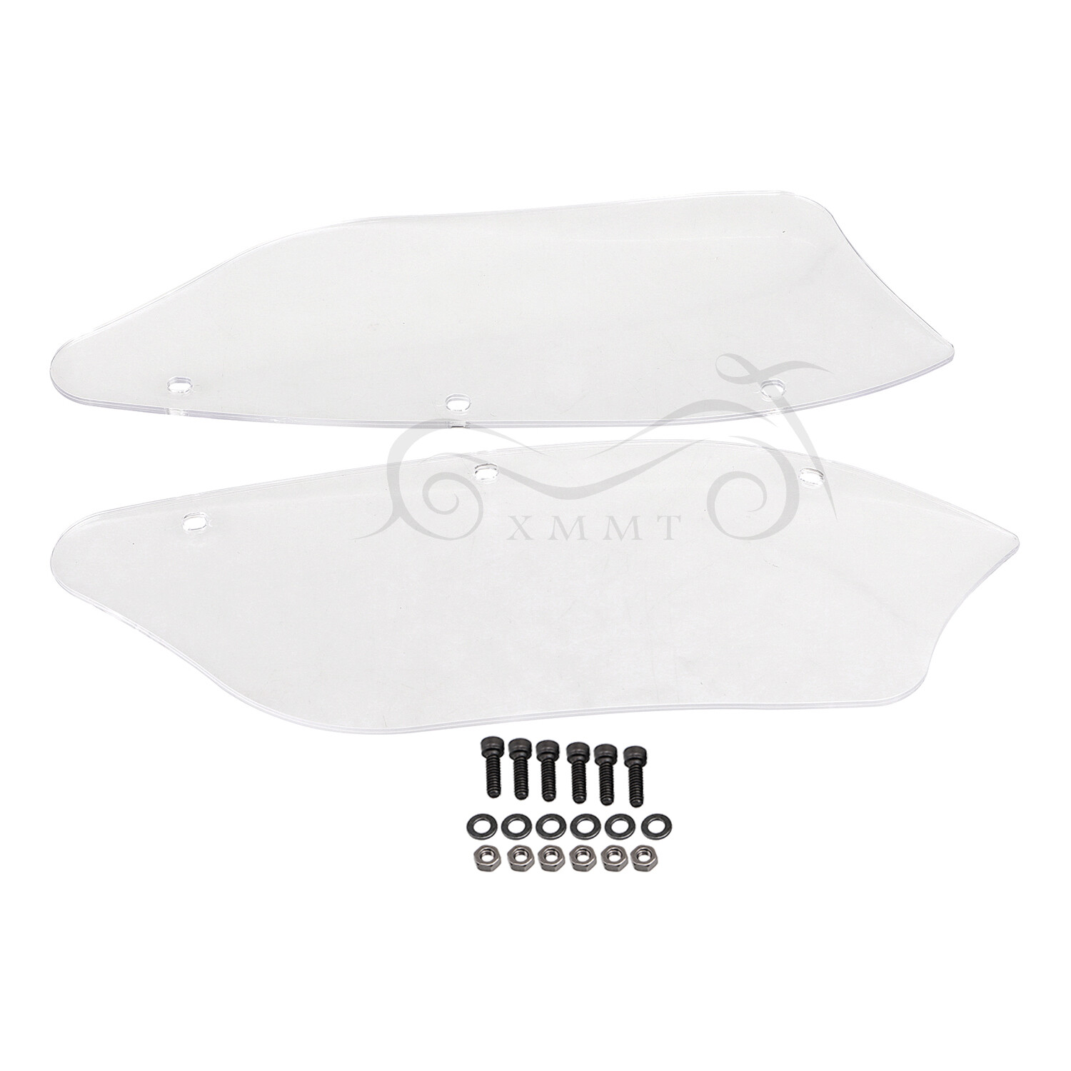 Side Windshield Batwing Fairing Wind Deflectors For Harley Road King ...