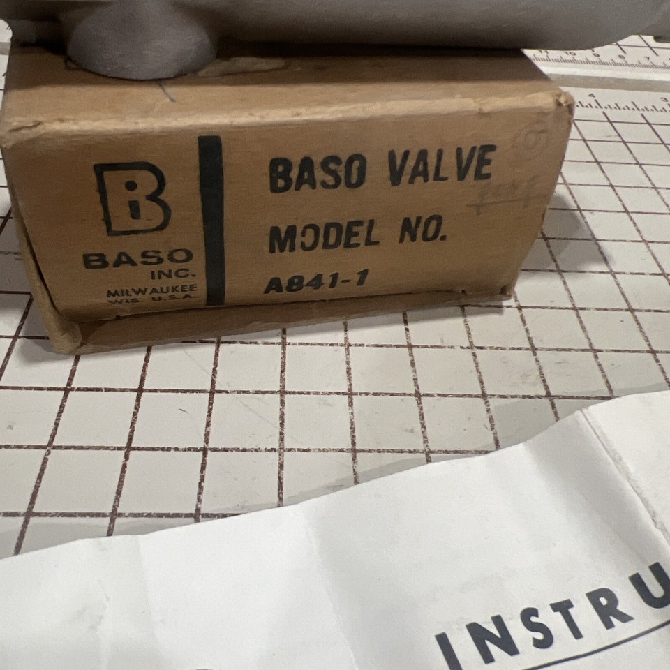 BASO VALVE A841-1 | eBay