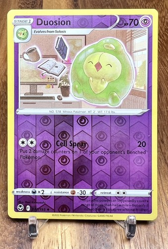 Duosion 077/195 Reverse Holo Silver Tempest Pokemon Card NM | eBay