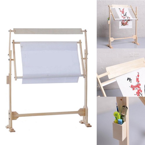 Cross Stitch Frame Tabletop Floor Stand Wooden Embroidery Tapestry ...