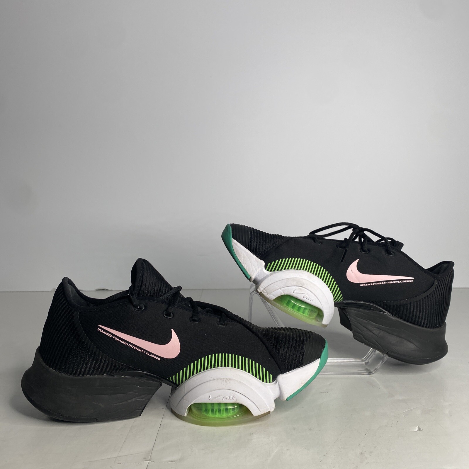 Nike Air Zoom Superrep 2 Women's Shoes Size 8.5 CU5925-036 Black Pink ...