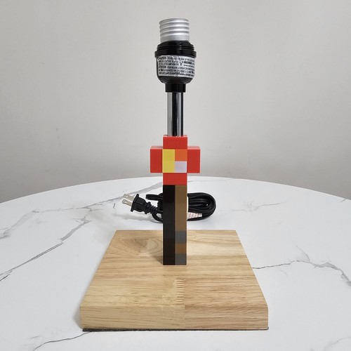 Mojang Minecraft 14" Glowstone Corded Desk Lamp No Shade | eBay