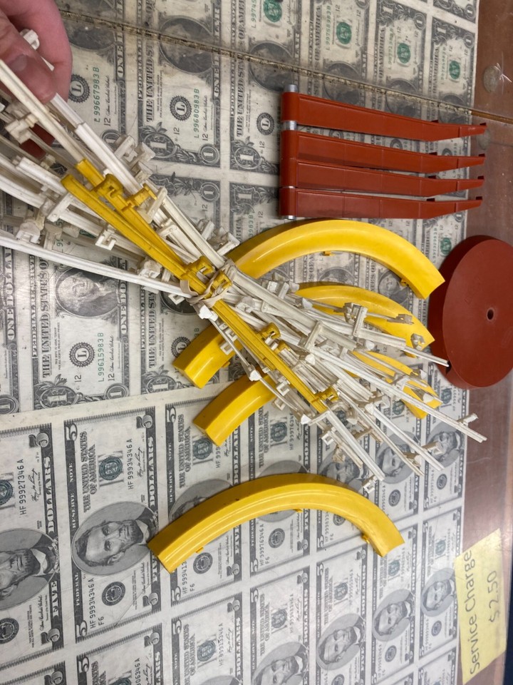 Vintage Lot Of Aurora Model Motoring Slot Car Track Parts 113 Tracks ...