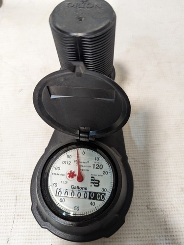 Badger Model 120 1-1/2” Water Meter Register Gallon RTR M120 - Free ...