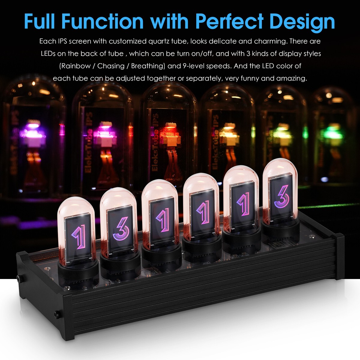 Nixie Clock Windows Sikai Nixie Tube Clock Multimode Schaltbare