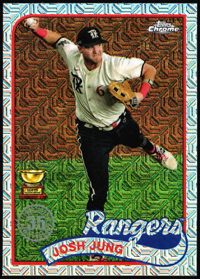 2024 Topps #T89C-65 Josh Jung Baseball 35th Chrome Rookie RC Card | eBay