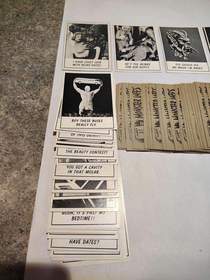1966 TOPPS MONSTER LAFFS COMPLETE 66 CARD SET #2 | eBay