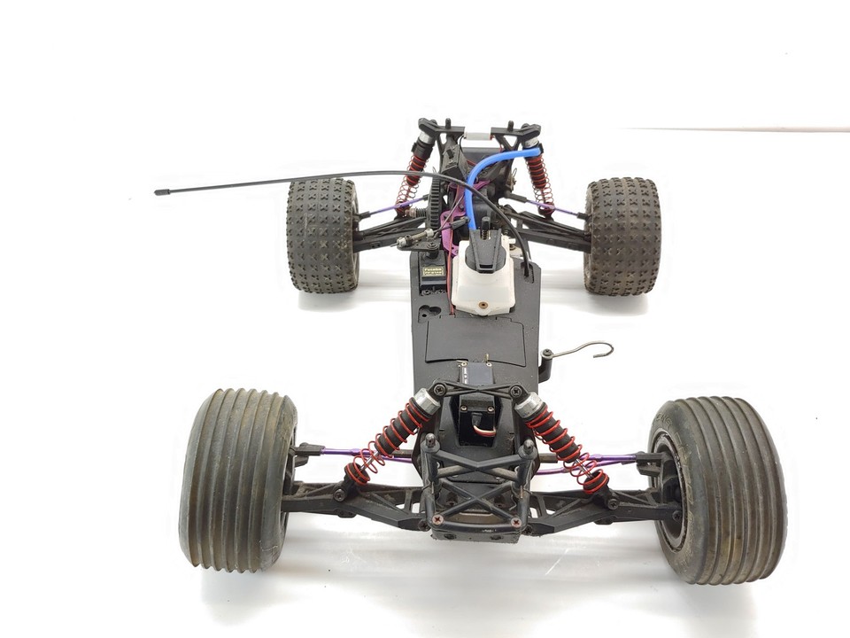 RARE HPI Nitro Rush 1/10 2wd Nitro Monster Truck Roller Rolling Chassis ...