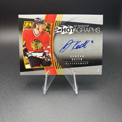 2006-07 Fleer Hotagraphs Duncan Keith #H-DK Auto Autograph Blackhawks ...
