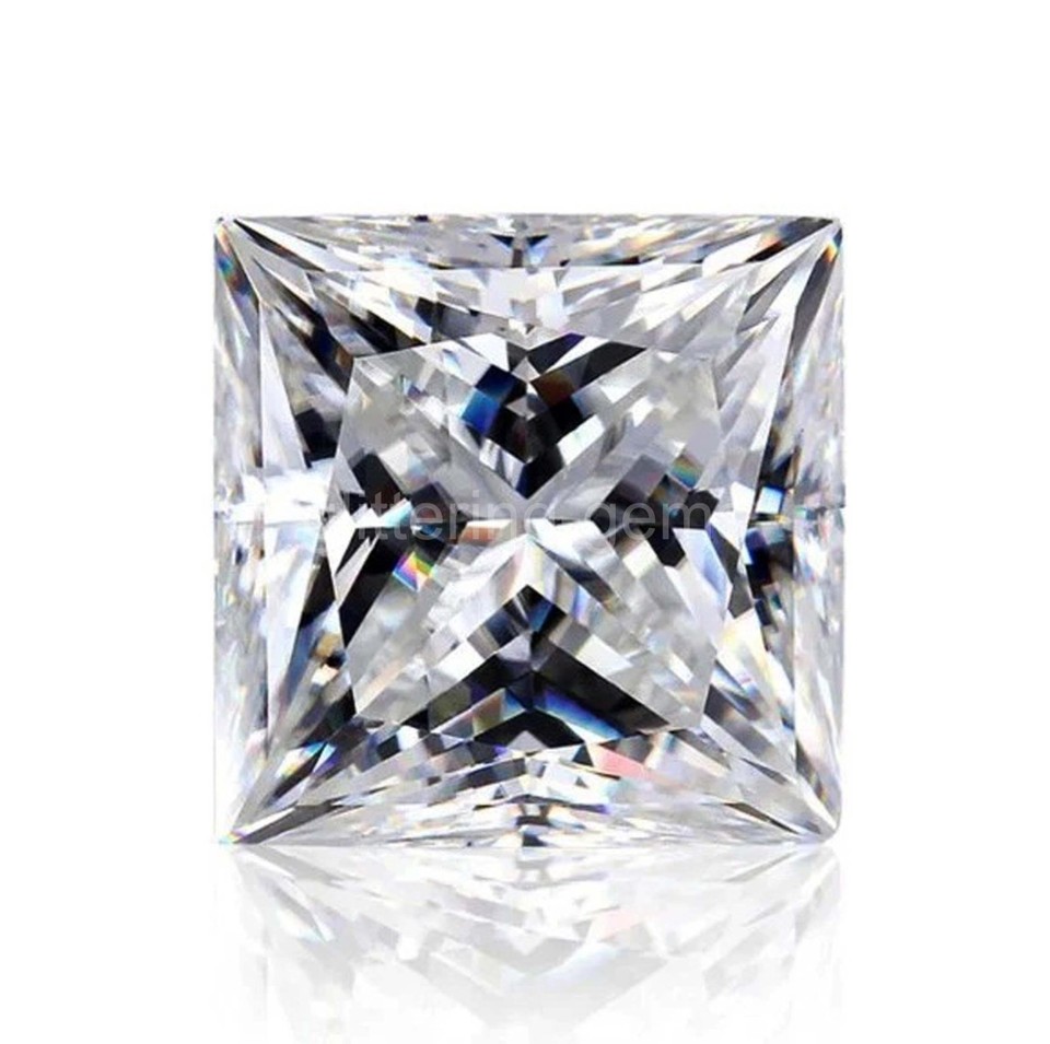 4.6 Ct CVD Lab Grown Diamond D Color Princess Cut VVS1 Certified Loose ...