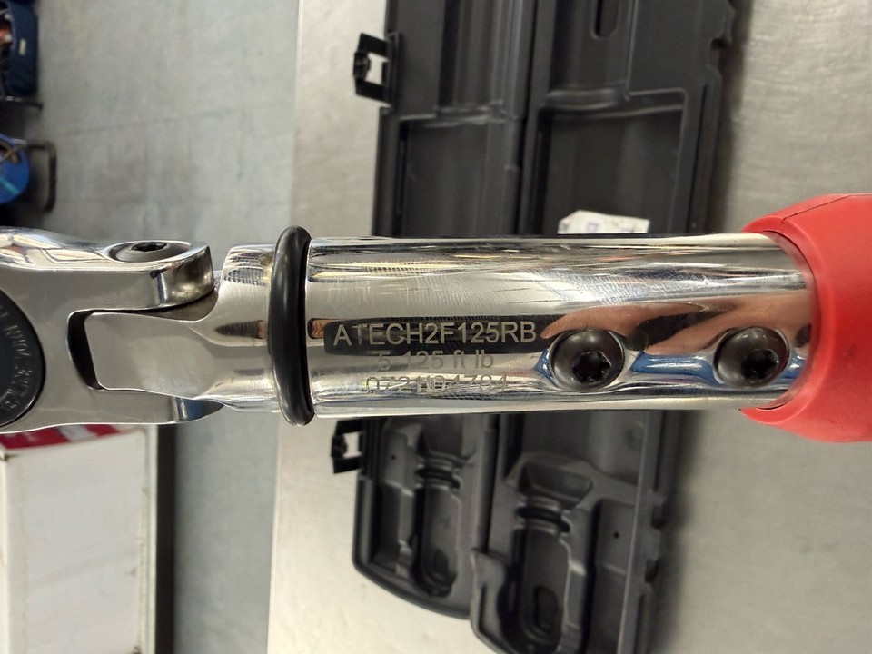 Snap-On ATECH2F125RB 3/8" Drive Flex-Head TechAngle Torque Wrench and ...