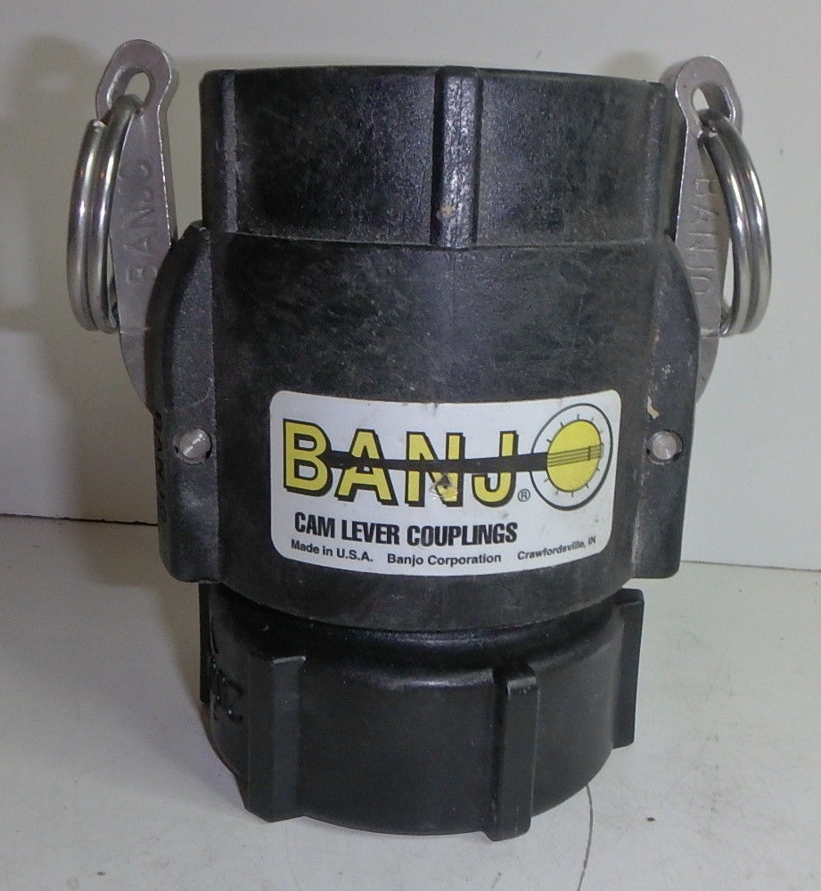 BANJO FEMALE COUPLER THR D PP CAM & GROOVE FITTING 200D & 200A | eBay