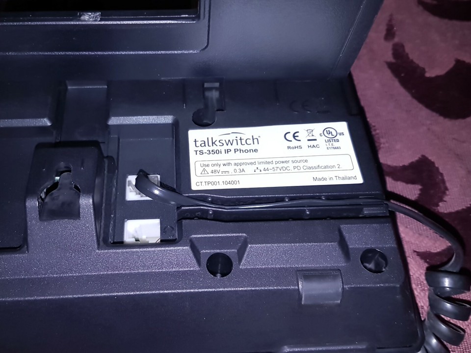 TalkSwitch 350i IP Phone with Power Supply Fortivoice | eBay