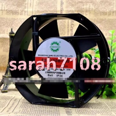 1PC NEW BOMBARDIER F2E-150B-230 220V 38W 17CM cooling fan lead type #LM ...