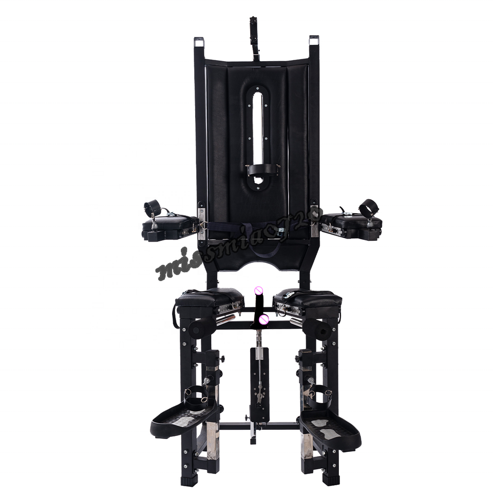 Training Sex Furniture Handcuff Chair with Machine Male and Female ...