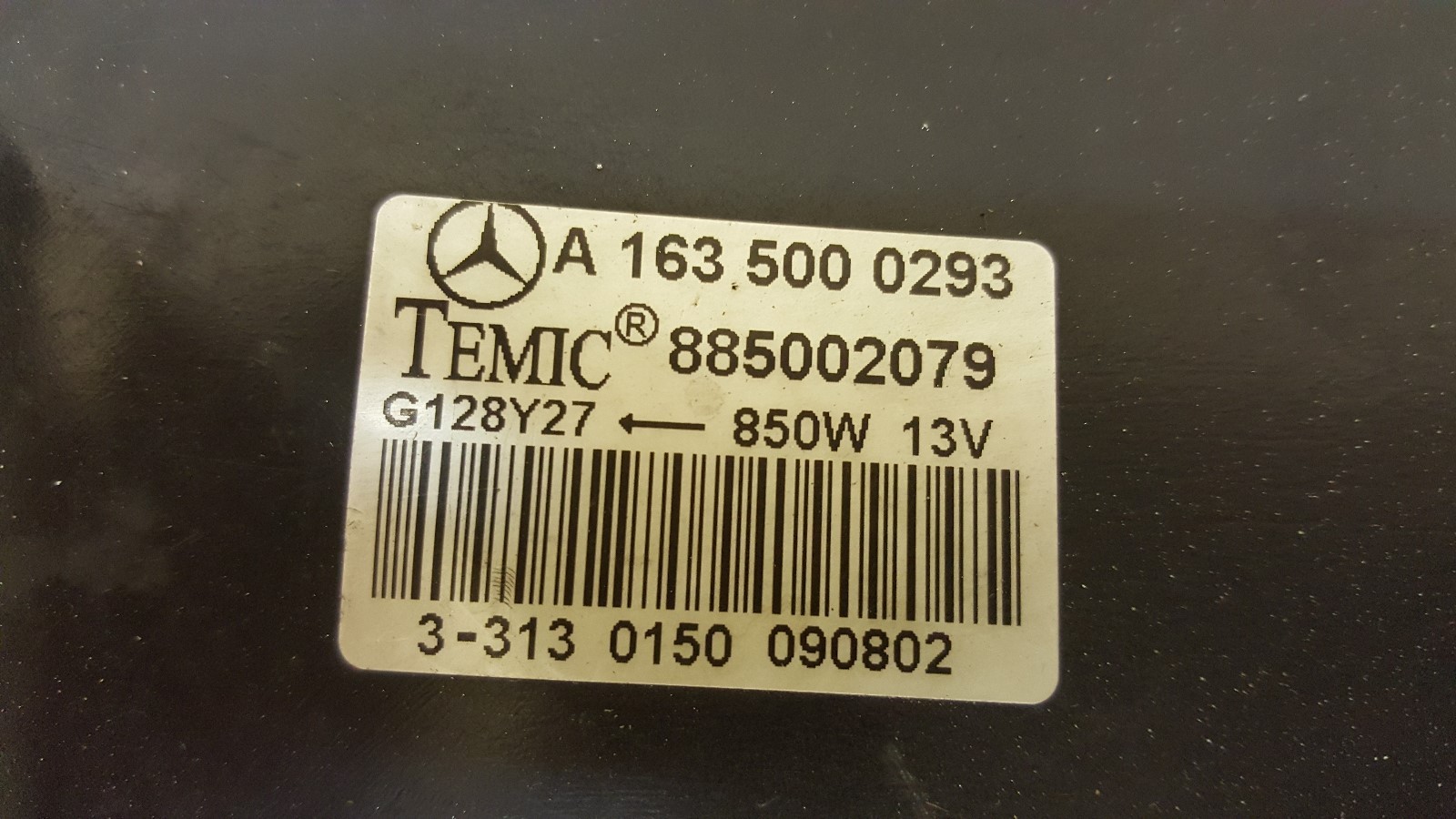 MB Mercedes ML 55 AMG 270 CDI 400 CDI Radiator Fan Blower A1635000293 ...
