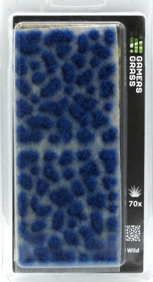 Gamers Grass GGA-BL Alien Blue 6mm Wild Tufts (70) Irregular Vegetation ...