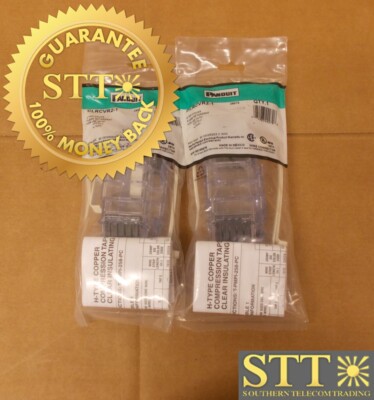 CLRCVR2-1 PANDUIT H-TAP COVER CLEAR FOR HTCT #2 AWG (LOT OF 2) NEW | eBay